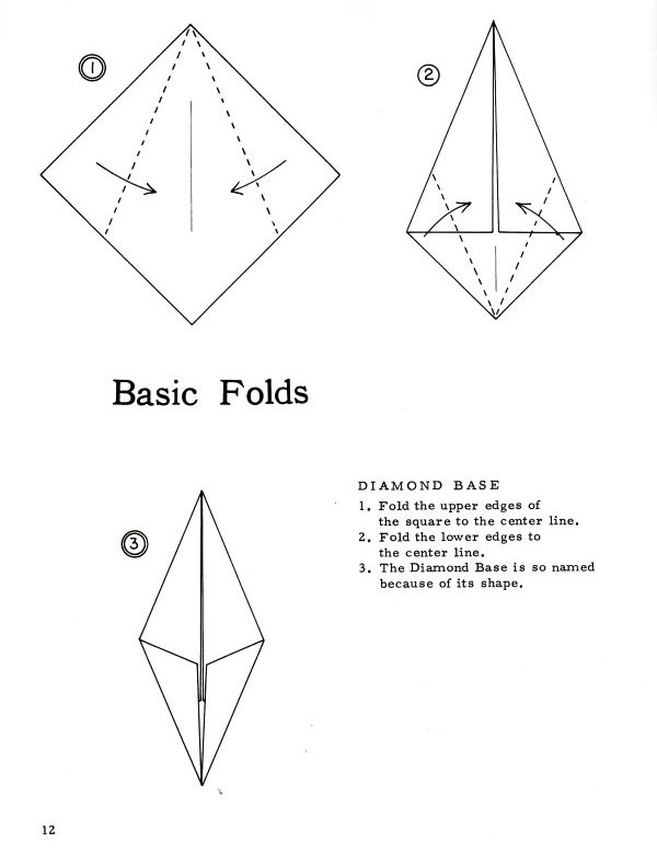 David Mitchell's Origami Heaven - History - Basic Paper Folding by Samuel Randlett, 1968